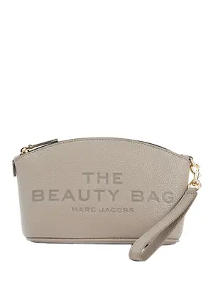 Marc Jacobs Marc Jacobs Leather Cosmetics Pouch Cement