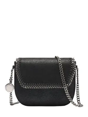 Stella McCartney Falabella Flap Crossbody Bag - Black