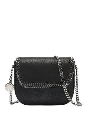 Stella McCartney Falabella Flap Crossbody Bag - Black