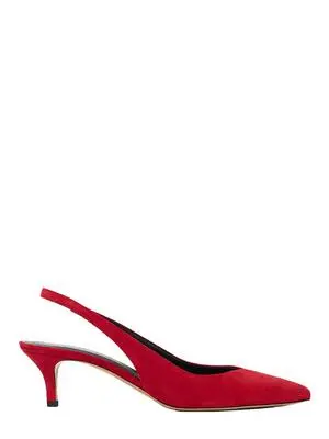 Isabel Marant Padim Slingback Pumps Scarlet Red