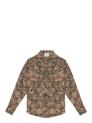 MARANT ETOILE Catchell Printed Shirt - Black