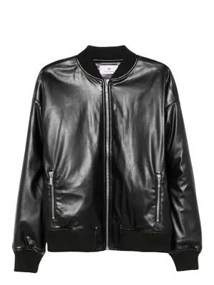 CHIARA FERRAGNI Butterflies Bomber Jacket - Black