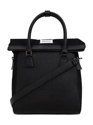 MAISON MARGIELA Four-stitch Two-way Handbag - Black