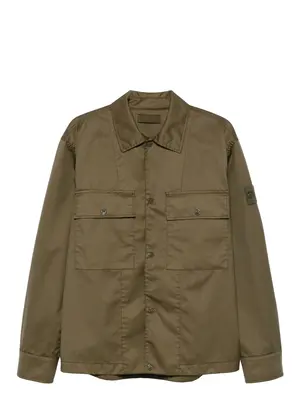 Stone Island Compass Badge Jacket - Green