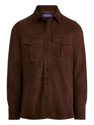 RALPH LAUREN Barron Suede Shirt Jacket