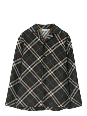 Burberry Vintage Check Silk Shirt - Brown