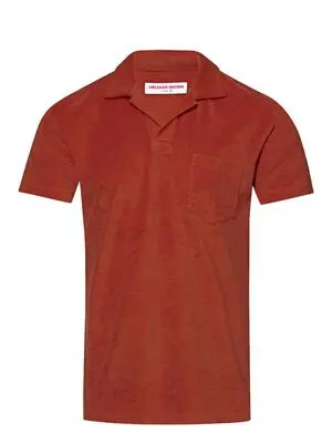 Orlebar Brown Terry-cloth Polo Shirt - Brown