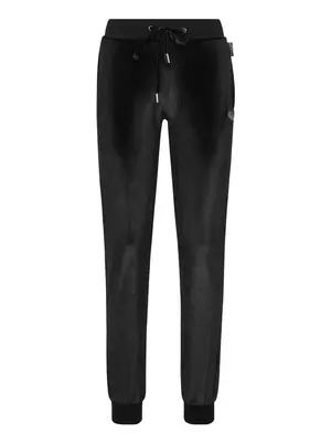 Philipp Plein Strass Skull Trousers - Black