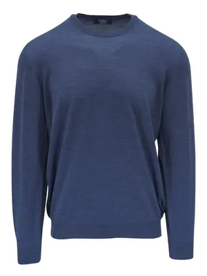 Fedeli Wool Jumper - Blue