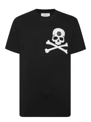 Philipp Plein Skull-print Cotton T-shirt - Black