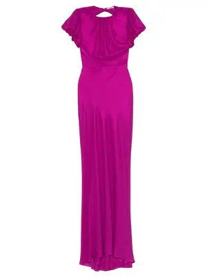PARLOR Open-back Maxi Dress - Pink