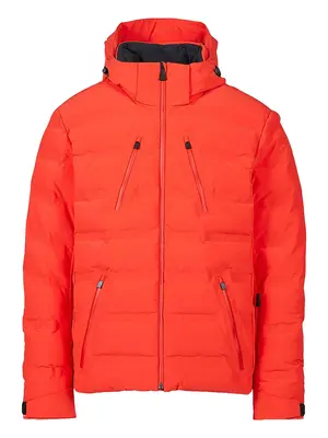 Aztech Mountain Nuke Hooded Ski Jacket - Red