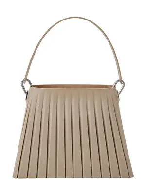 TOUCHLESS Pleated 3d-printed Shoulder Bag - Neutrals