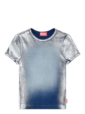 DIESEL® Diesel T-ELE-LONG-Q1 T-Shirt Blue