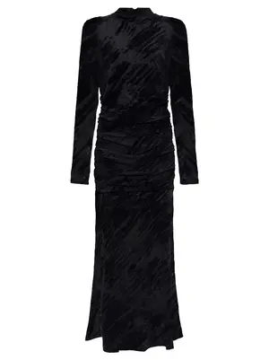 GESTUZ Gestuz Long-Sleeved Ankle-Length Dress