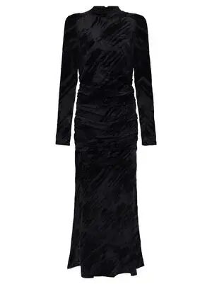 GESTUZ Gestuz Long-Sleeved Ankle-Length Dress
