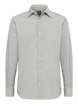 Boggi Milano Velvet Shirt - Grey