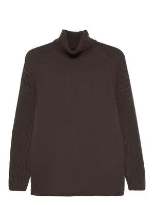 Transit Virgin Wool Roll Neck Sweater - Brown