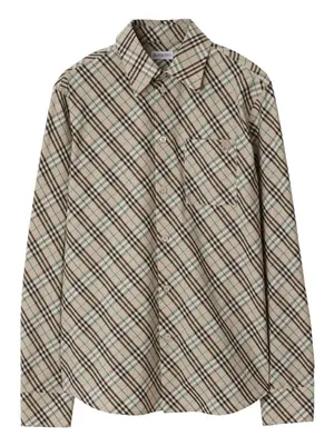 Burberry Vintage Check Cotton Shirt - Neutrals