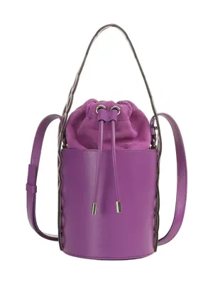 SERGIO ROSSI Mermaid Bucket Bag - Purple