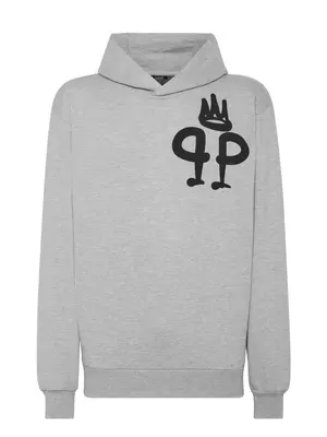 Philipp Plein Logo-print Hoodie - Grey