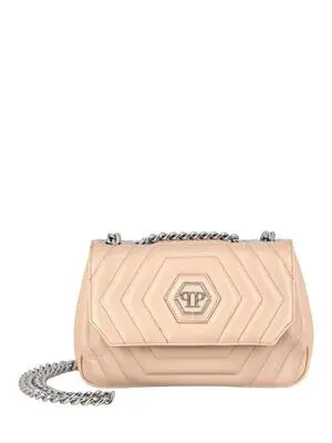 Philipp Plein Hexagon Shoulder Bag - Neutrals