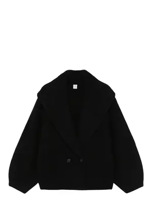 TOTEME Shawl-lapels Cardigan - Black