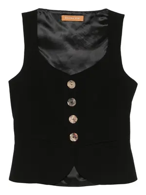 REJINA PYO Eunice Vest - Black