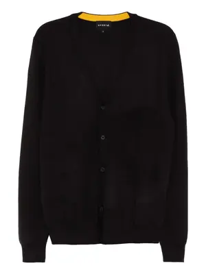 SPORT B. BY AGNÈS B. Jacquard Cardigan - Black