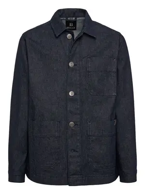 Boggi Milano Denim Shirt Jacket - Blue