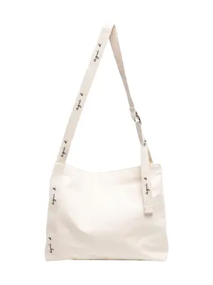 AGNÈS B. Logo-patch Canvas Tote - Neutrals
