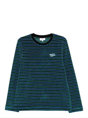 Maison Kitsuné Long Sleeves T-shirt - Blue