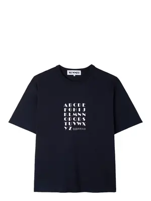 Sunnei Graphic-print T-shirt - Blue