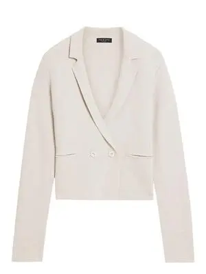 Rag & Bone Joy Double-breasted Merino Wool-blend Blazer - Ecru