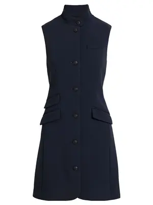 Rag & Bone Slade Twill Mini Dress - Navy