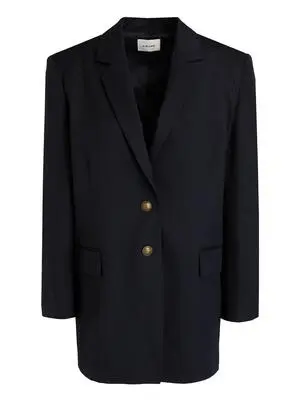 FRAME Wool-blend Twill Blazer - Navy