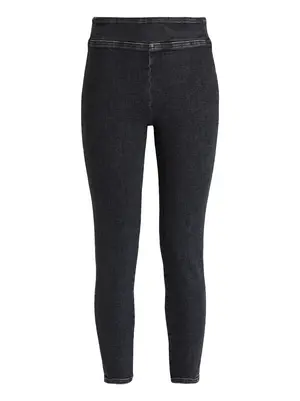 FRAME Jetset Cropped Skinny Jeans - Black