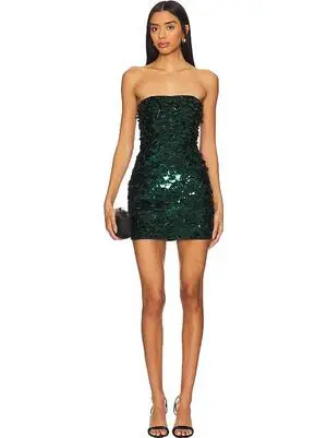 Retrofete Nolia Sequin Mini Dress - Army