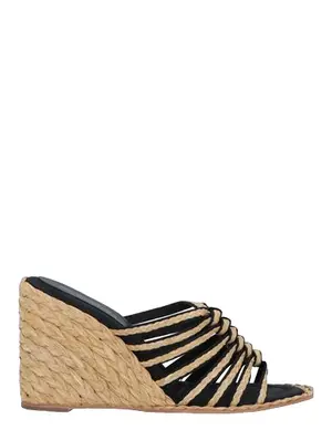 PALOMA BARCELO Espadrille Sandals - Black