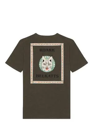ROARK Helkatts Organic Tee In Army - Military