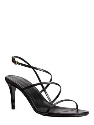Khaite Loop Strappy Sandal - 200 Black