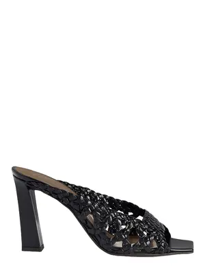 GIUSEPPE ZANOTTI Gz Mya Cage 90 Mule - Black
