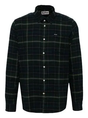 Barbour Check Pattern Shirt - Green