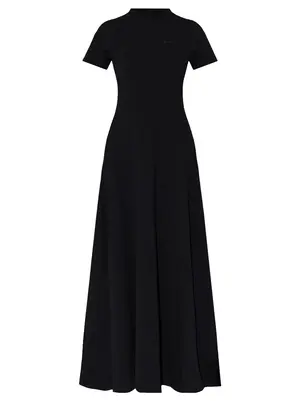 Vetements Flared Maxi Dress - Black