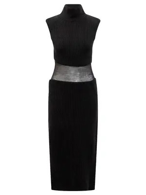 Sportmax Arabba Midi Dress - Black