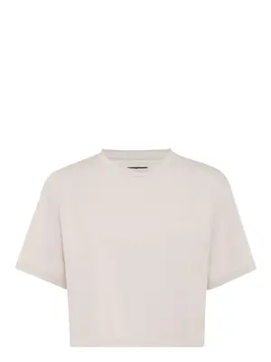 PLEIN SPORT Plein Sport Cropped Crew-Neck T-Shirt