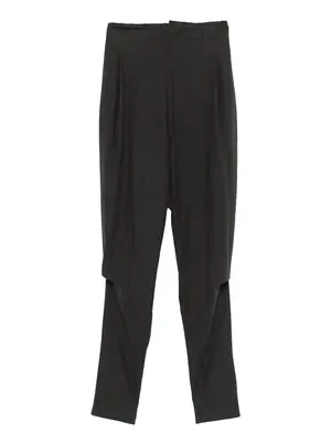 ELENA VELEZ Crepe Trousers - Grey