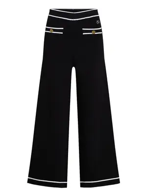 Karl Lagerfeld Essential Kitted Culottes - Black