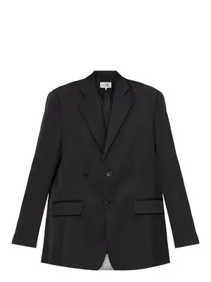 MAISON MARGIELA Panelled Double-breasted Jacket - Black