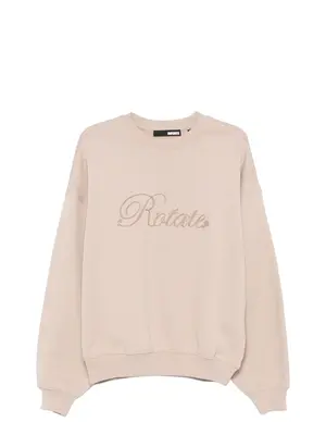 Remain Birger Christensen Logo-embroidered Sweatshirt - Neutrals